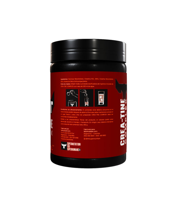 Creatina Crea-tine Complex Monohidrato + HCL X450g (75 serv) – TNT Super Nutrition